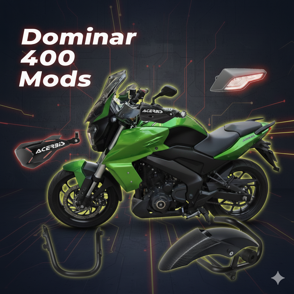 Dominar 400 Mods: The Best Accessories to Customize Your Ride – Primo ...