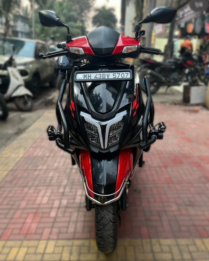 TVS NTORQ FULL BODY CRASH GUARD WITH SLIDERS – Primo Customs