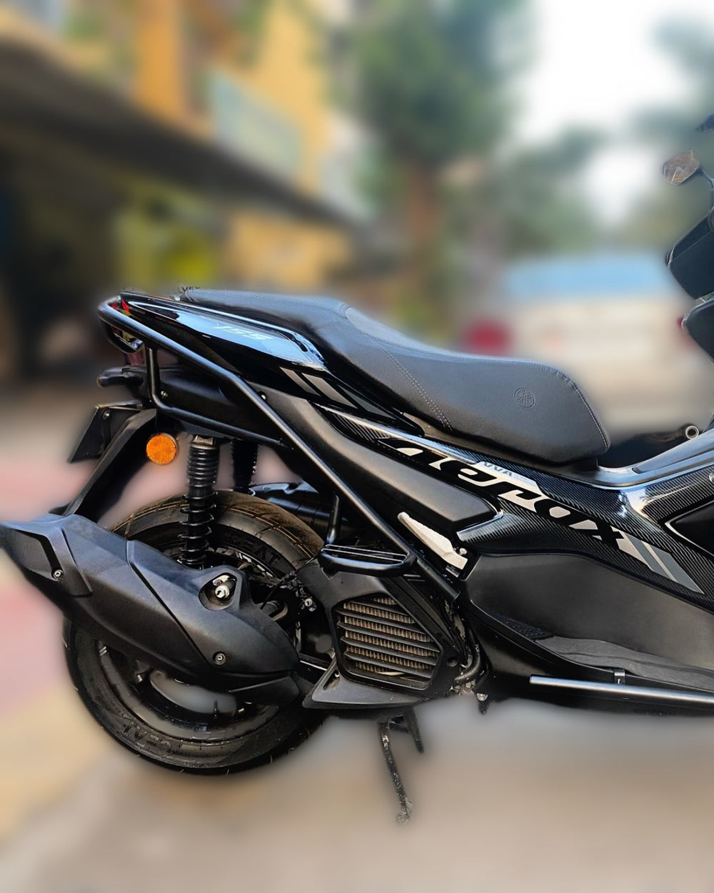 YAMAHA AEROX 155 CRASH GUARD WITH SLIDERS – Primo Customs