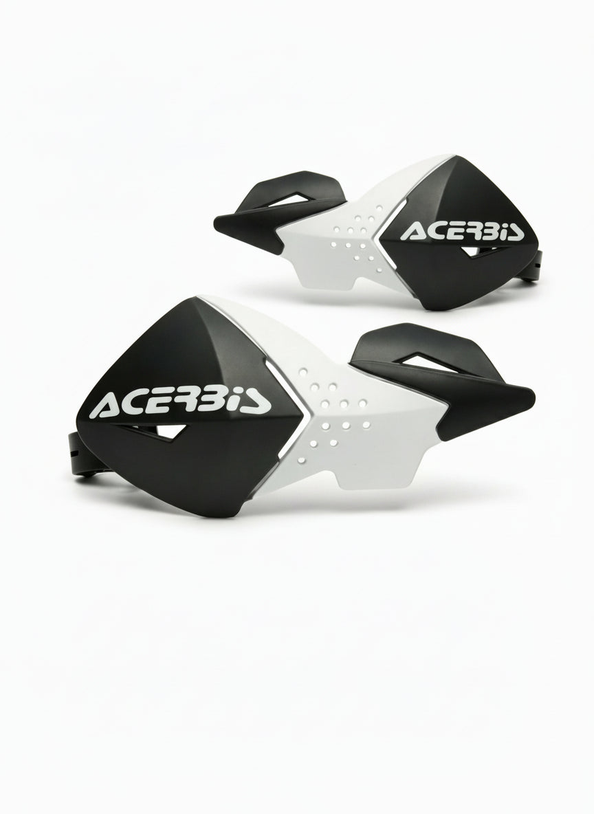 Acerbis Universal Motorcycle Hand Guards – Dual-Tone Racing Style Blac ...