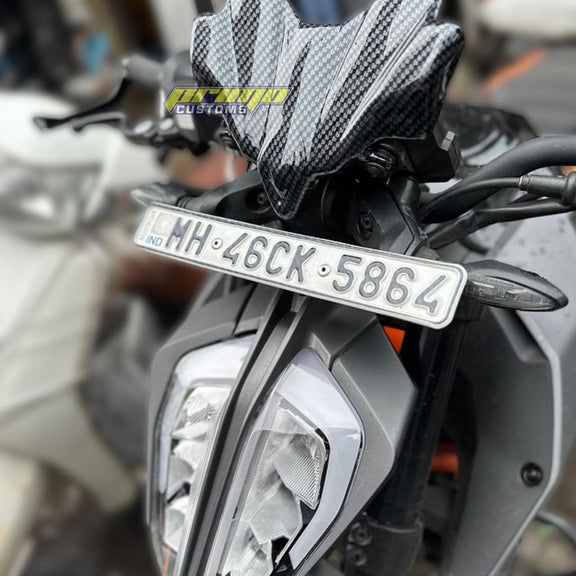 DUKE 390 CUSTOM VISOR CARBON EDITION – Primo Customs