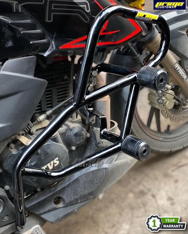 TVS APACHE RTR 160/200 CRASH GUARD BY PRIMO CUSTOMS – Primo Customs