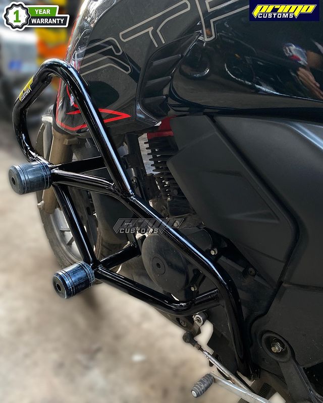 TVS APACHE RTR 160/200 CRASH GUARD BY PRIMO CUSTOMS – Primo Customs