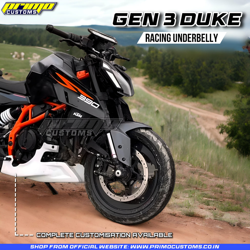 KTM DUKE GEN 3 RACING UNDERBELLY – Primo Customs
