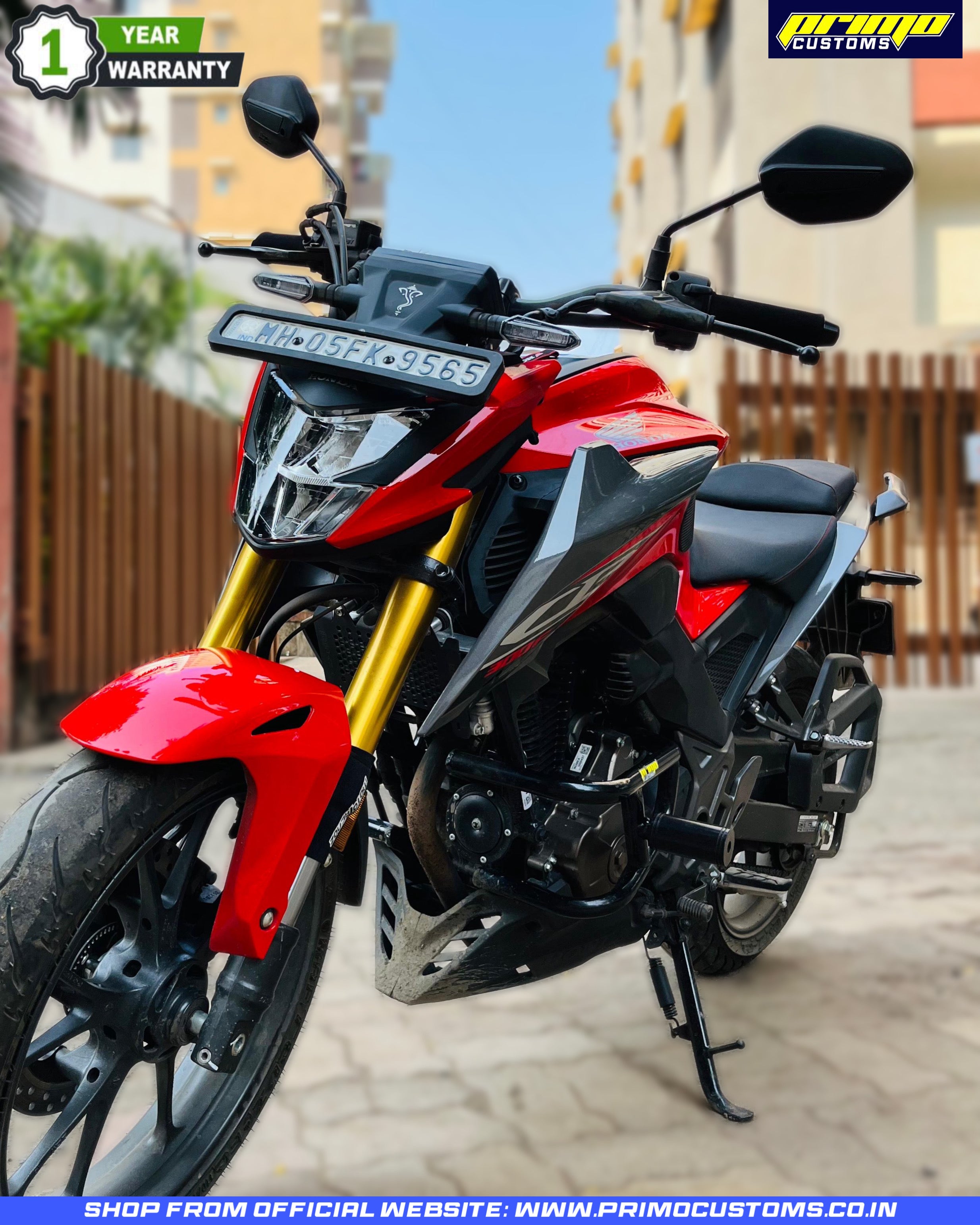 HONDA CB300F CRASH GUARD BY PRIMO CUSTOMS – Primo Customs