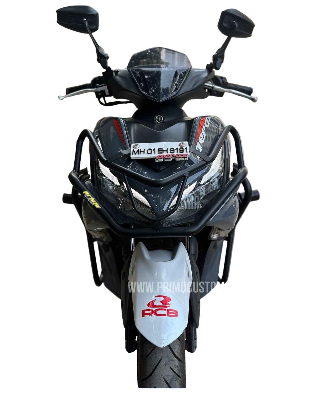 YAMAHA AEROX 155 CRASH GUARD WITH SLIDERS – Primo Customs