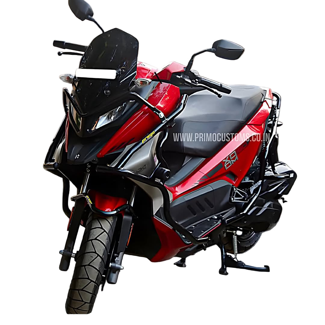 Hero Xoom 160 Crash Guard With Dual Slider – Primo Customs