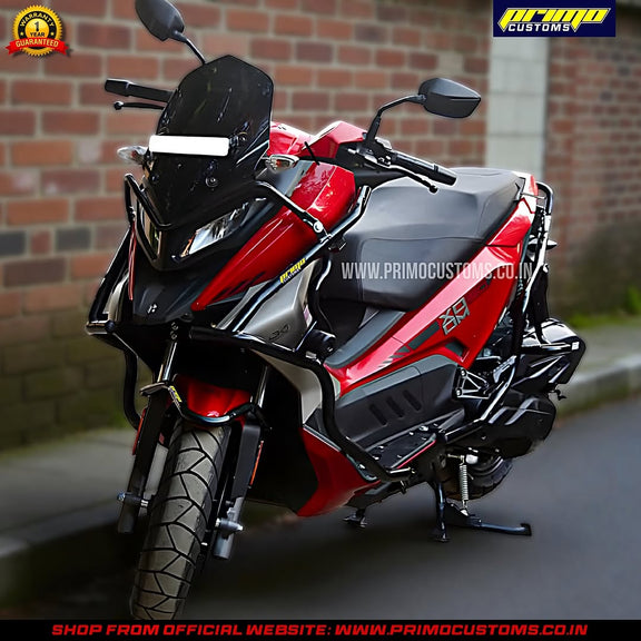 Hero Xoom 160 Crash Guard With Dual Slider – Primo Customs